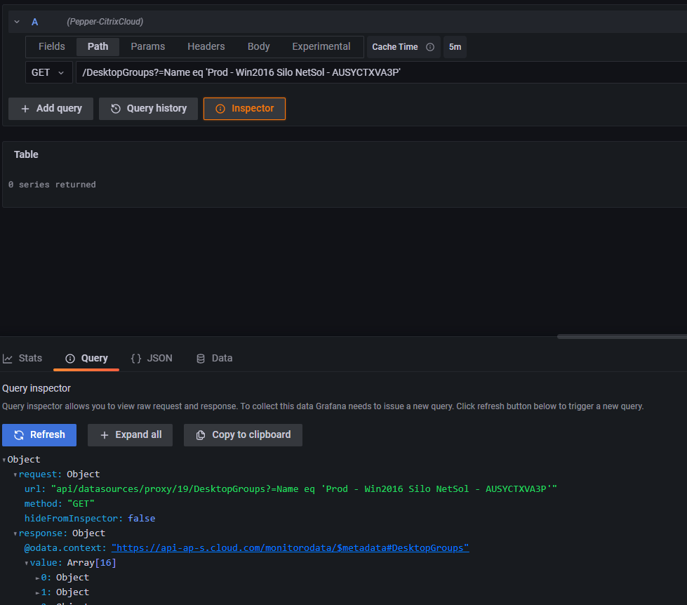 Grafana Crashes When Attempting To Perform Filter On Json Path · Issue 285 · Grafana Grafana