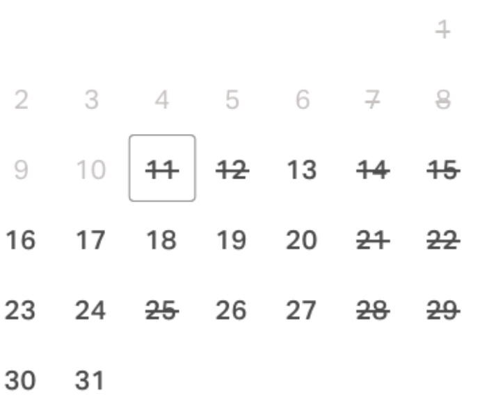 Marked Dates Styling Become Line Through · Issue 1109 · Wix React Native Calendars · Github