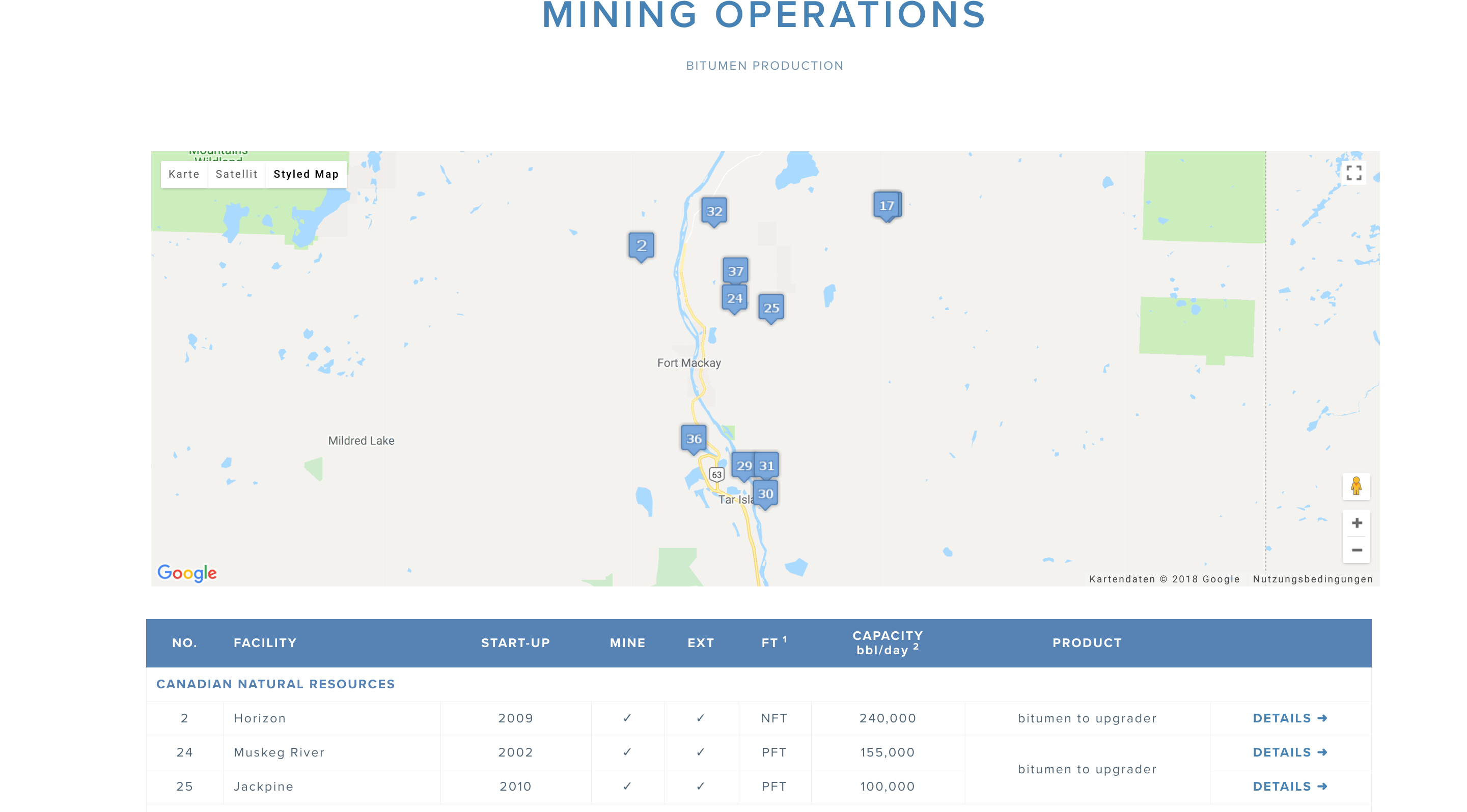 web scraping - How to extract markers from styled Google Maps (www.oilsandsmagazine.com) - Stack ...
