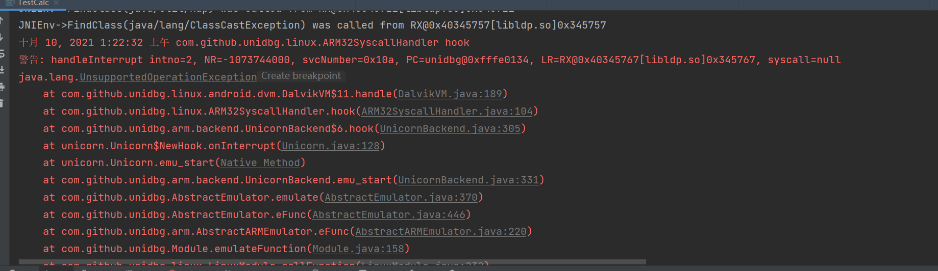 0x38, _ThrowNew UnsupportedOperationException · Issue #371 · zhkl0228/unidbg · GitHub