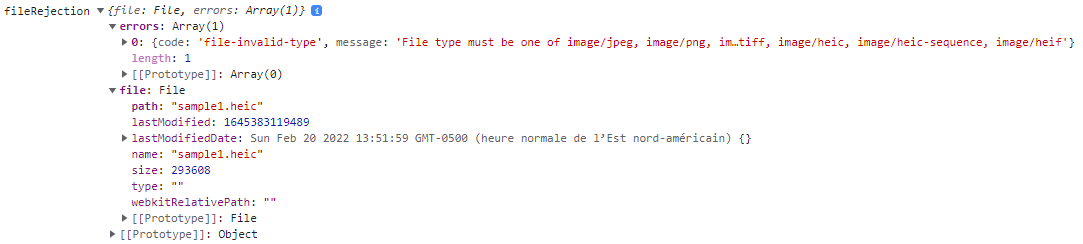 How to handle heic files · Issue #966 · react-dropzone/react-dropzone · GitHub