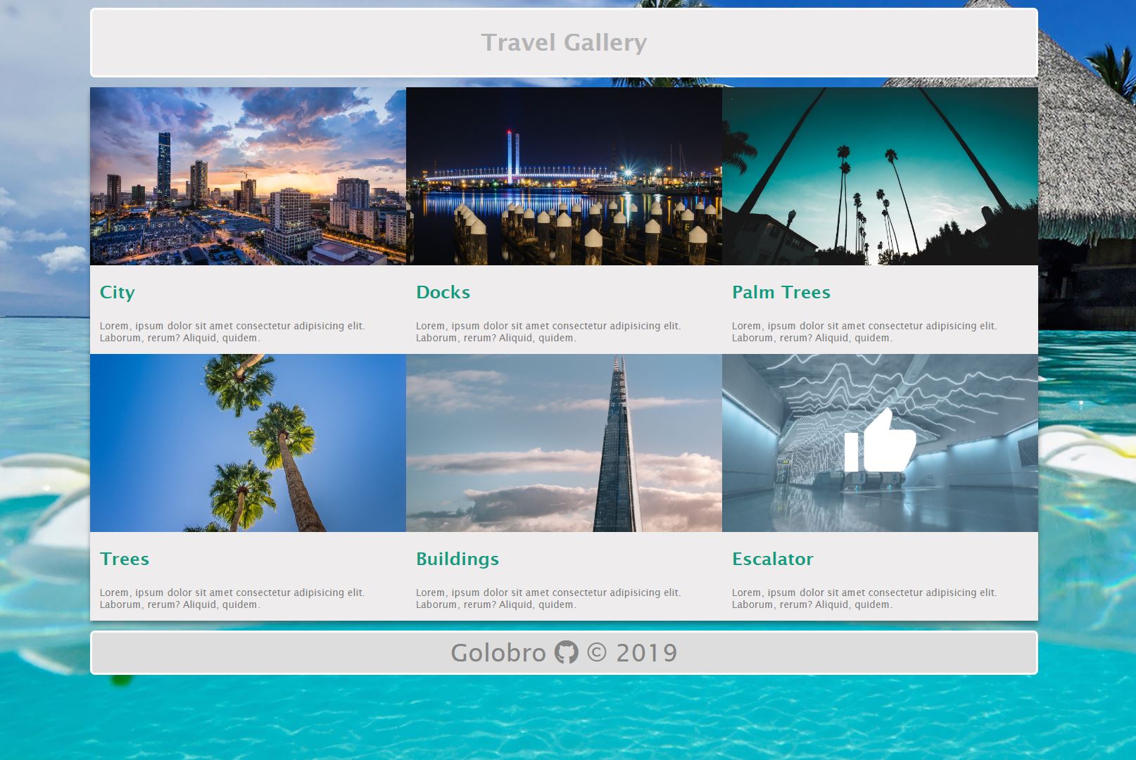 GitHub - Golobro/travel-gallery: Simple Gallery using css3 animations ... GitHub - Golobro/travel-gallery: Simple Gallery using css3 animations ...