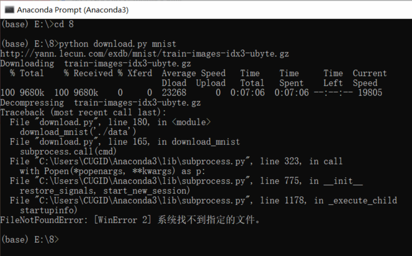 Why can't I download the dataset successfully according to the README ...
