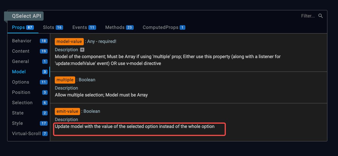 Q-select not returning the right value · quasarframework quasar · Discussion #15694 · GitHub