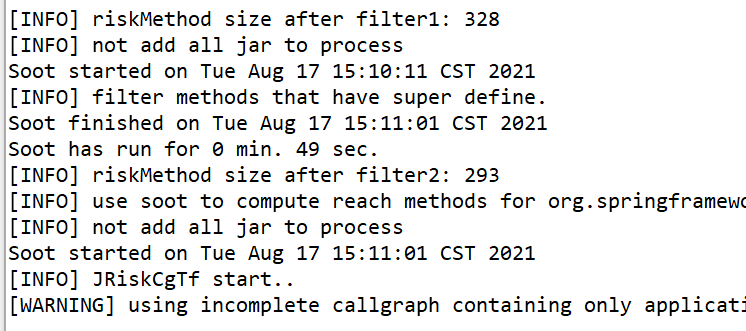 Why do I use the soot analysis program twice but get different results? The first time I got no ...