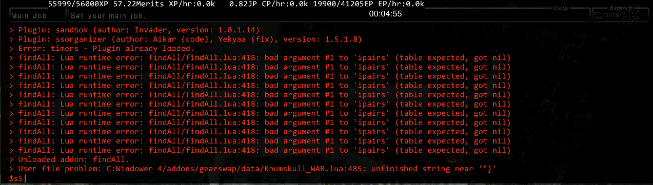 findall: Lua runtime error · Issue #2124 · Windower/Lua · GitHub
