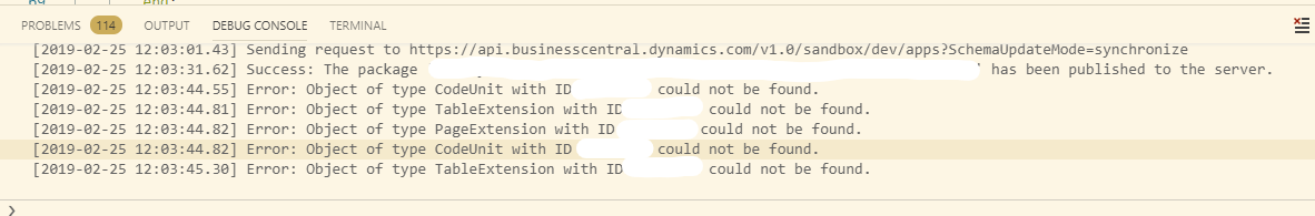 Error: Object of type Codeunit with ID ***** could not be found. · Issue #4650 · microsoft/AL ...