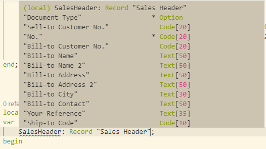 Not Able To View Field Of Record Variable · Issue 4741 · Microsoftal · Github