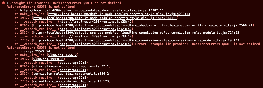 Not working on Angular 13 and 14 - xlsx latest version · Issue #2747 ...
