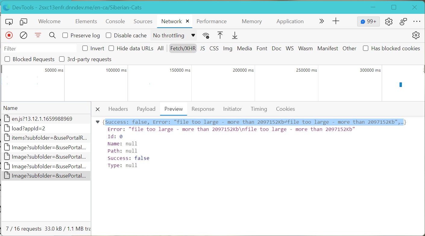 2sxc Does not report Error on Failed File Uploads · Issue #2825 · 2sic/2sxc · GitHub