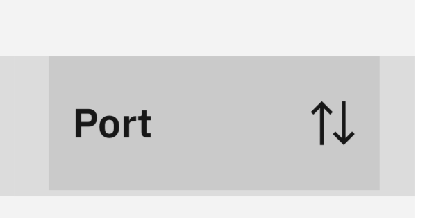 React Datatable Column Header Paddingalignment Is Off When Sorting Is