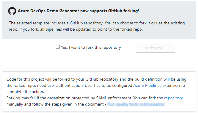 Problems with creating a project w/a template (forking) · Issue #502 · microsoft ...