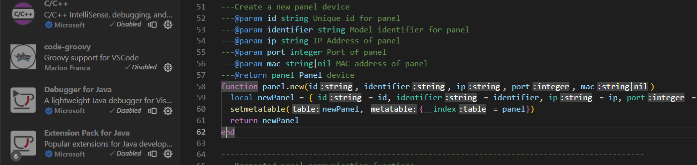 Emmet matching pair shortcut not working for lua code, VSCode highlights the corresponding pair ...
