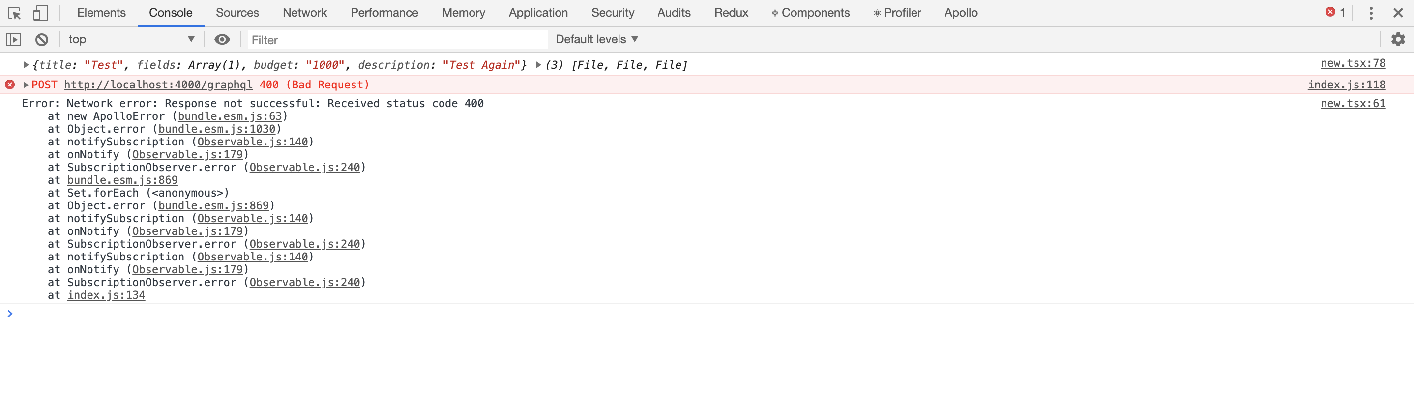Client Sending Query With Files As Null · Issue 185 · Jaydenseric Apollo Upload Client · Github