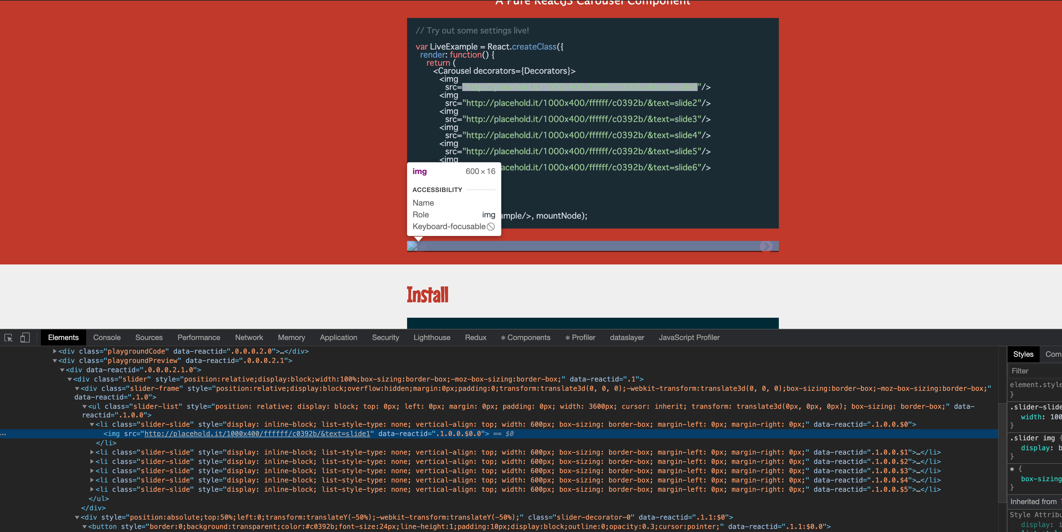Nuka Carousel S Demo In Top Page Is Broken Because `src` Is Wrong · Issue 724 · Formidablelabs