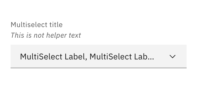 Truncated Strings In `multiselect` · Issue 2966 · Carbon Design System Carbon · Github