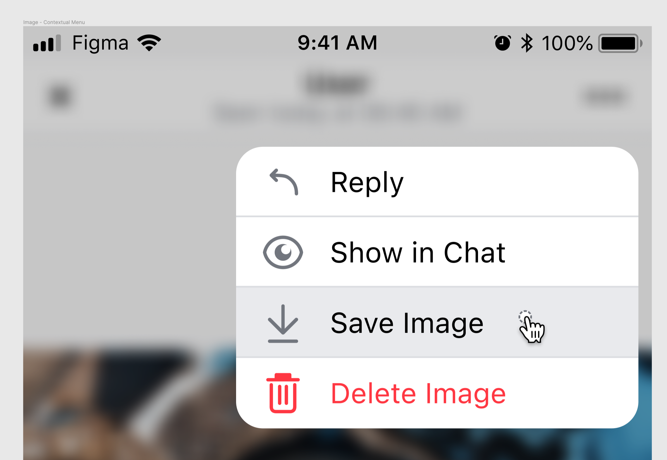 Add Options Button On The Image Gallery · Issue 1341 · Getstream 