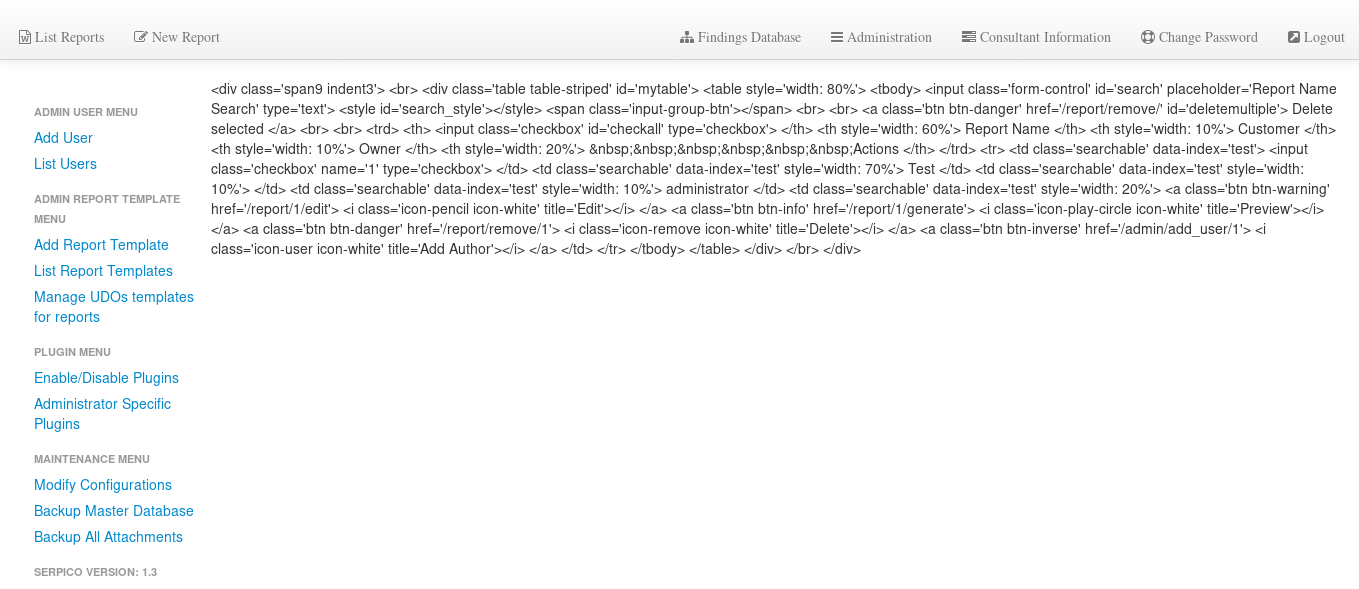 Haml::TempleEngine: Option :encode_html is invalid · Issue #441 · SerpicoProject/Serpico · GitHub