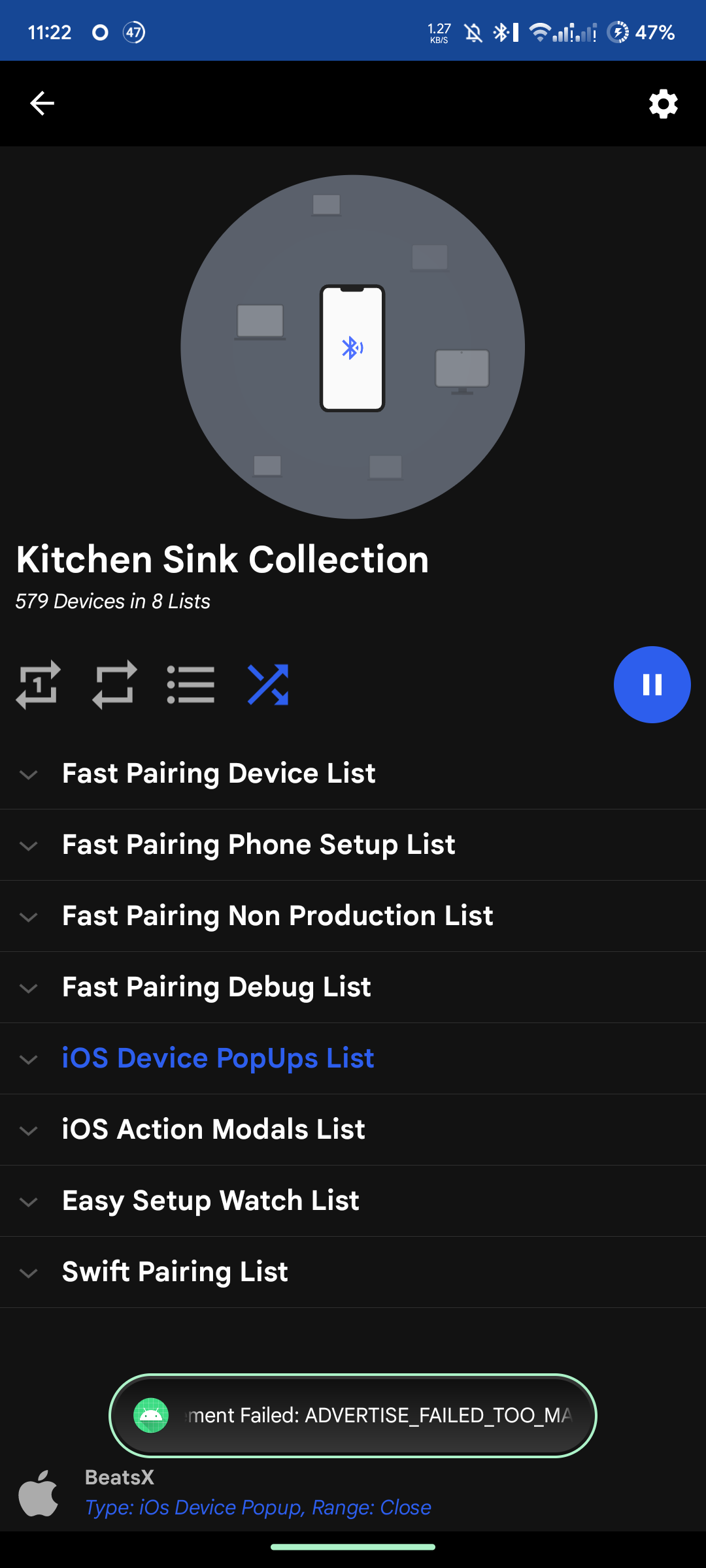 too many advertisers error · Issue #120 · simondankelmann/Bluetooth-LE-Spam · GitHub