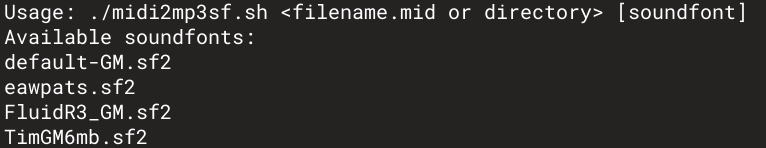 Github Kingbonjmidi Sf2 Mp3 Converter This Is A Simple Bash Script That Converts Midi Files 