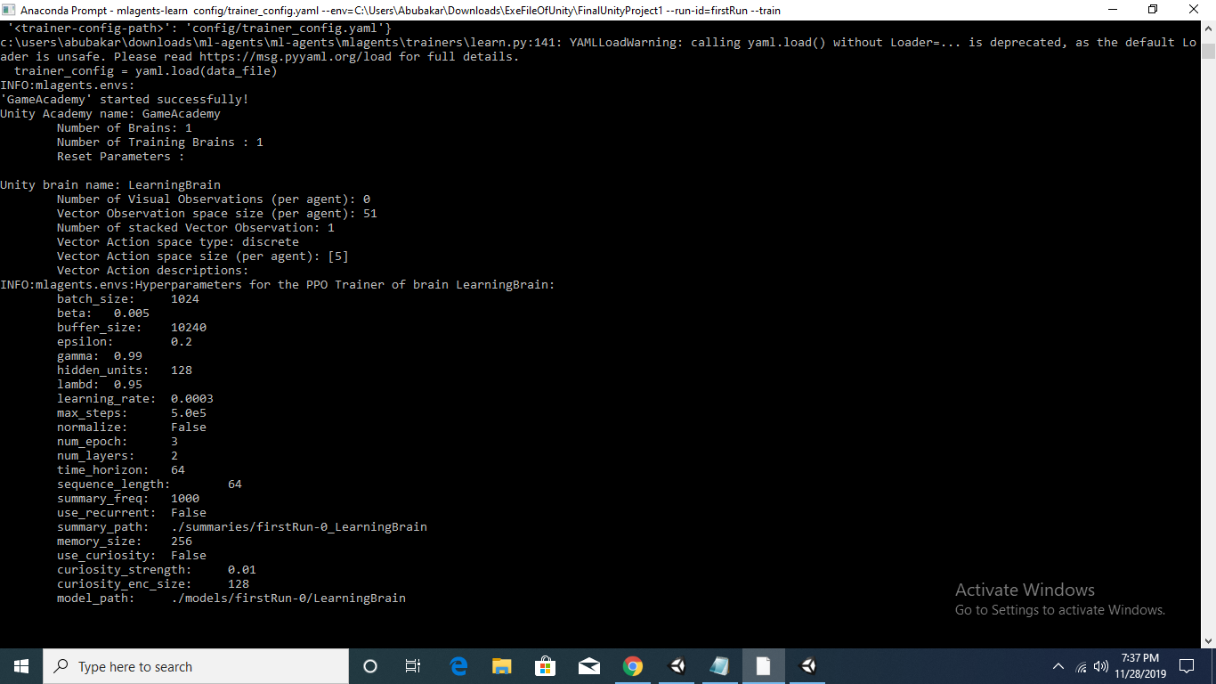 config.yaml file is loaded correctly but training not start.and also there is no error. · Issue ...