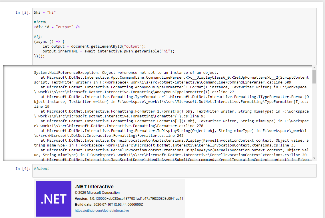 Missing /nbextensions/widgets/notebook/js/extension.js · Issue #657 · dotnet/interactive · GitHub