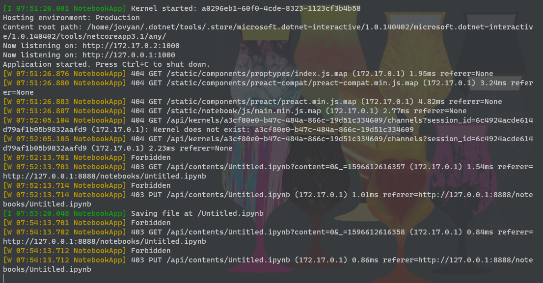 Missing /nbextensions/widgets/notebook/js/extension.js · Issue #657 · dotnet/interactive · GitHub