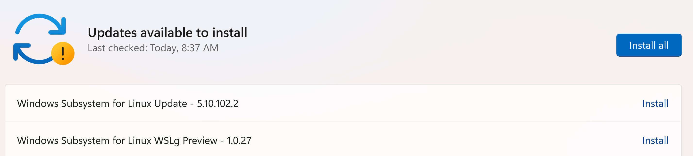Windows Update apparently offering to update (downgrade) to older version 5.10.102.2 · Issue ...