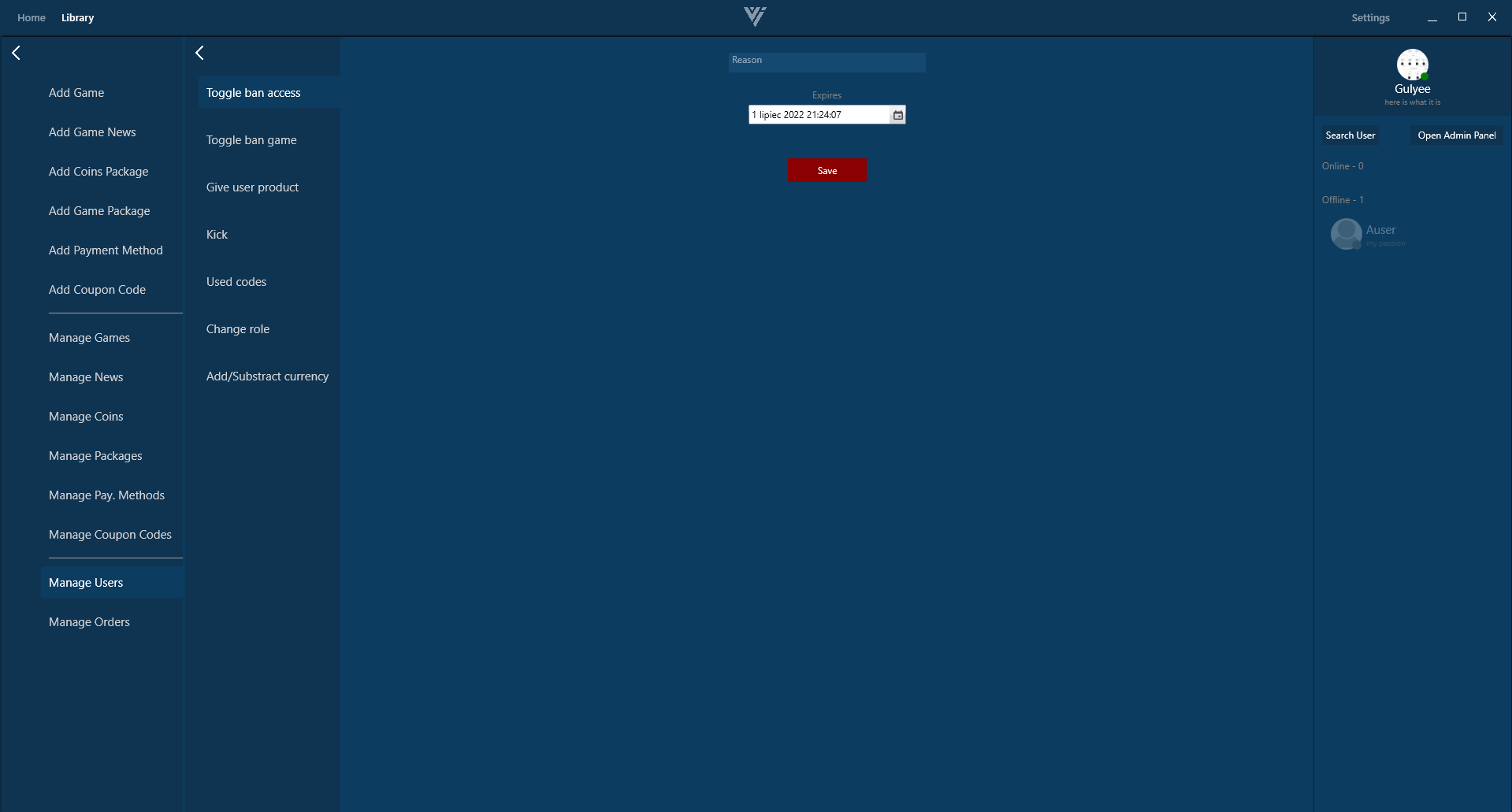 GitHub - Gulyeh/Vision: Game launcher