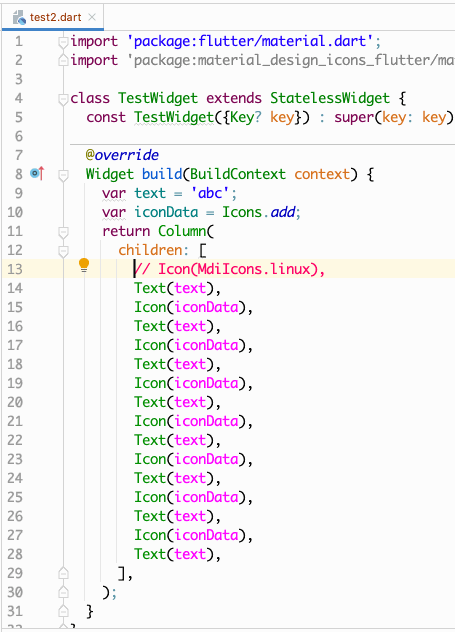 Syntax highlighting does not work nicely with icon package in Android Studio · Issue #50328 ...