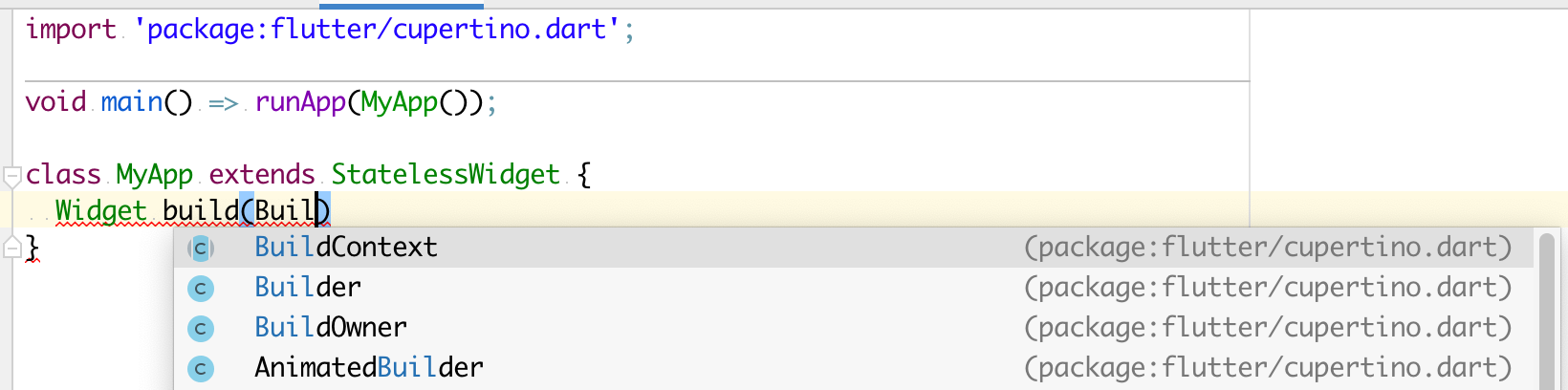 Code completion adds prefix to imports in IntelliJ 2019.1 · Issue #36890 · dart-lang/sdk · GitHub
