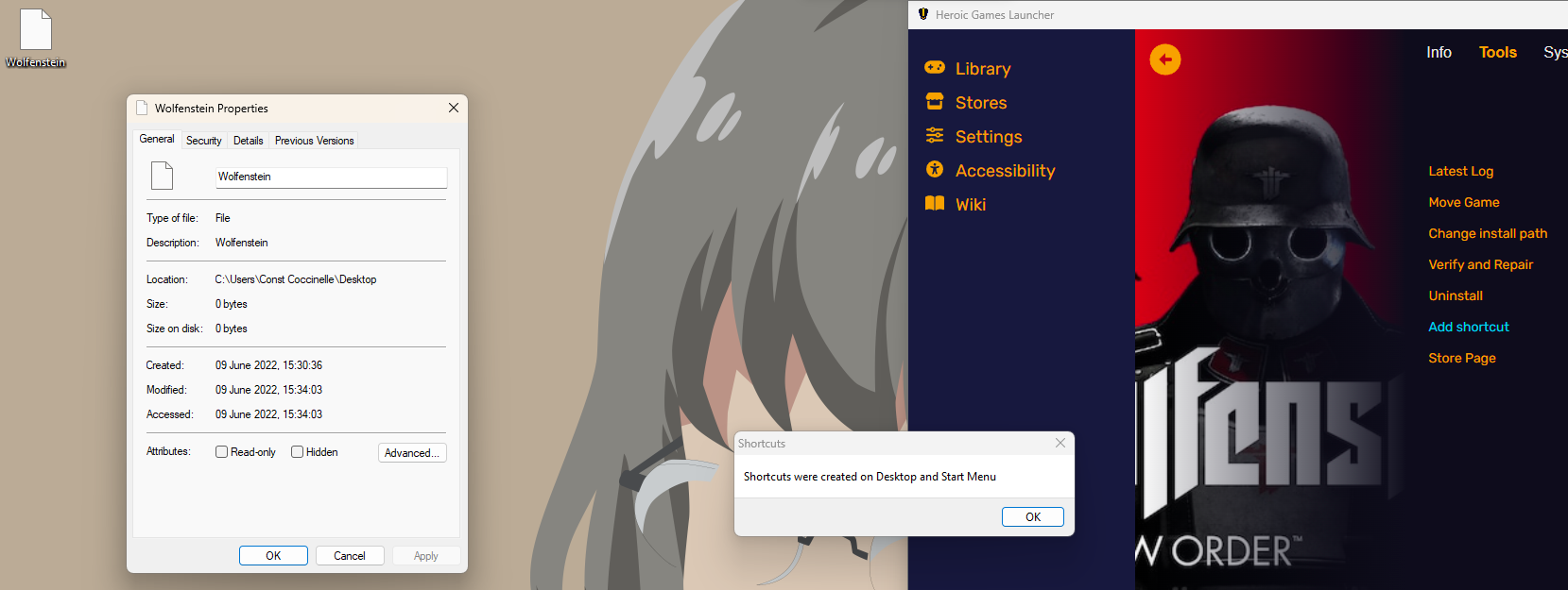 [Windows] Shortcuts are not created properly if the game name has invalid characters · Issue ...
