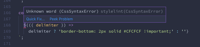 CSS lint error on $ symbol · Issue #323 · cognitedata/gearbox.js · GitHub
