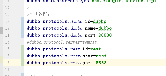 同时发布dubbo和rest两种协议的服务提供者接口,怎么在properties配置 · Issue #257 · apache/dubbo-spring-boot-project · GitHub