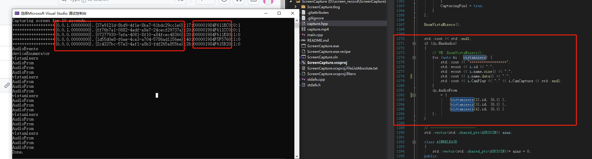 How to recode audio and print audio device name? · Issue #17 · WindowsNT/ScreenCapture · GitHub