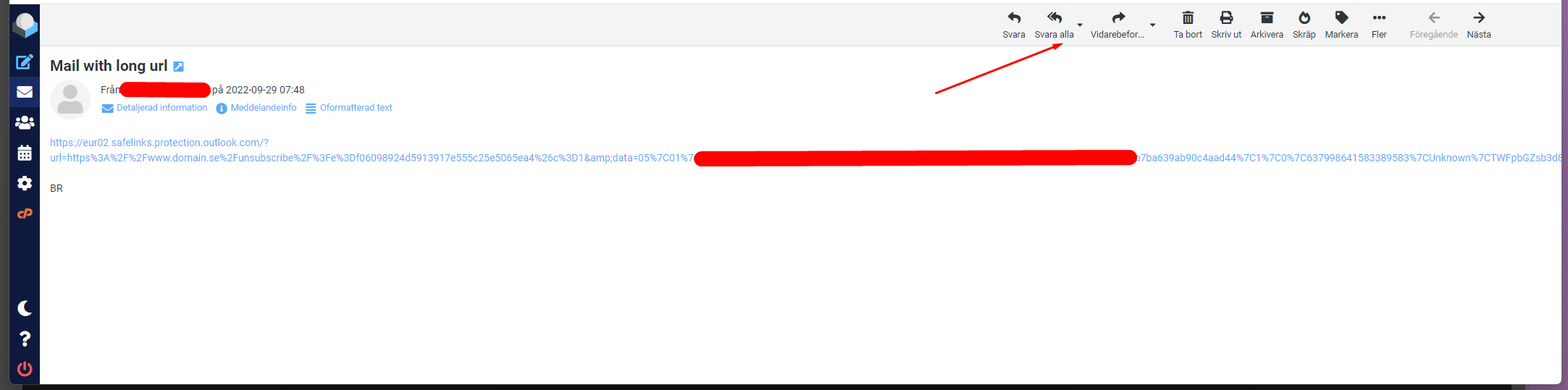 Toolbar for mail not accessible if mail body is too wide · Issue #8731 · roundcube/roundcubemail ...