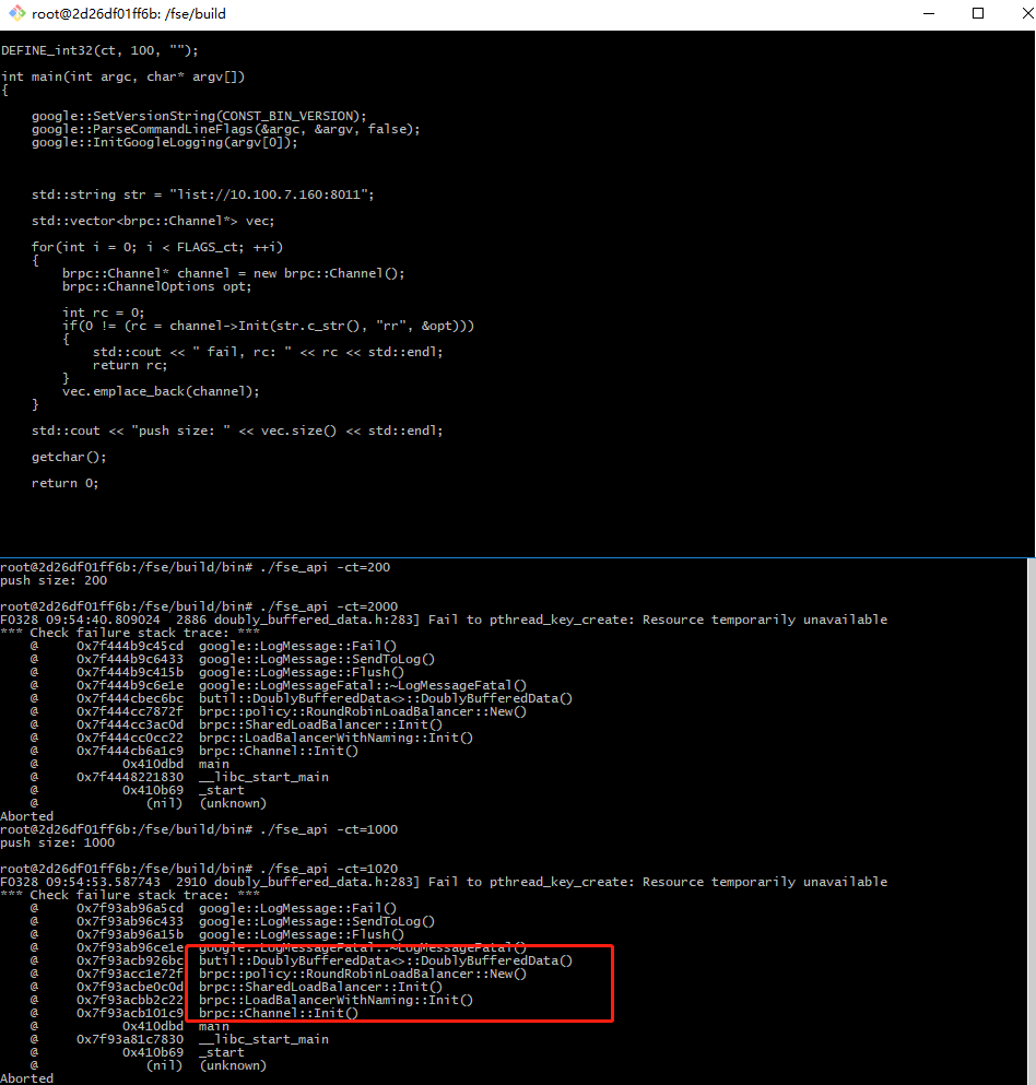 NamingService 初始化过多导致LOG(FATAL) · Issue #708 · apache/brpc · GitHub