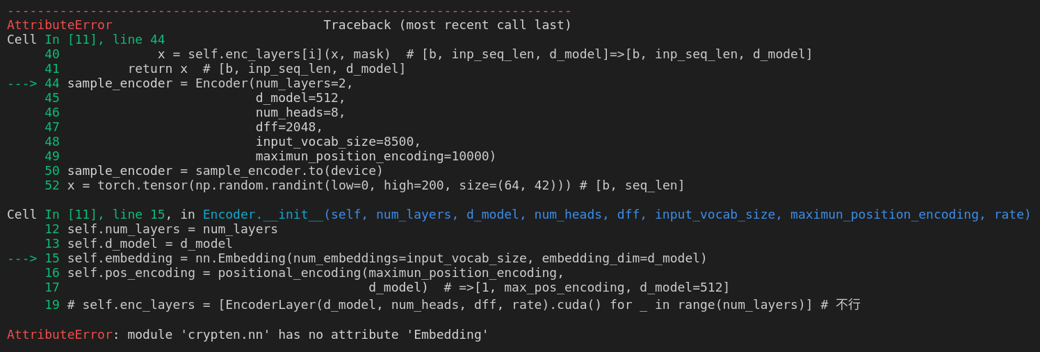 I cannot use the ModuleList class · Issue #459 · facebookresearch/CrypTen · GitHub