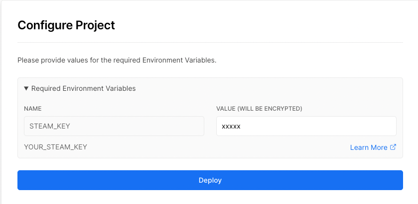 部署你自己的应用实例 · Issue #38 · yuyinws/steam-card · GitHub