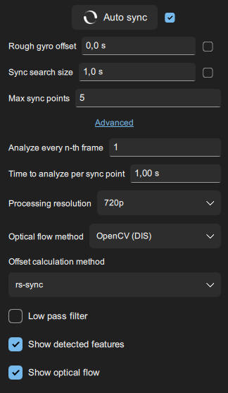 optional "auto sync on load" (or don't fall back to default settings) · Issue #522 · gyroflow ...