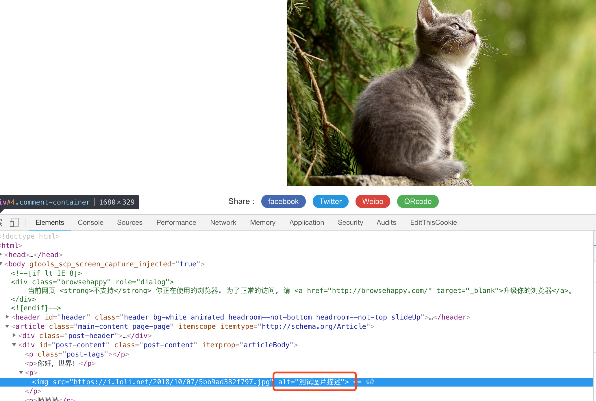 Markdown的图片注释没有生效 · Issue #448 · otale/tale · GitHub