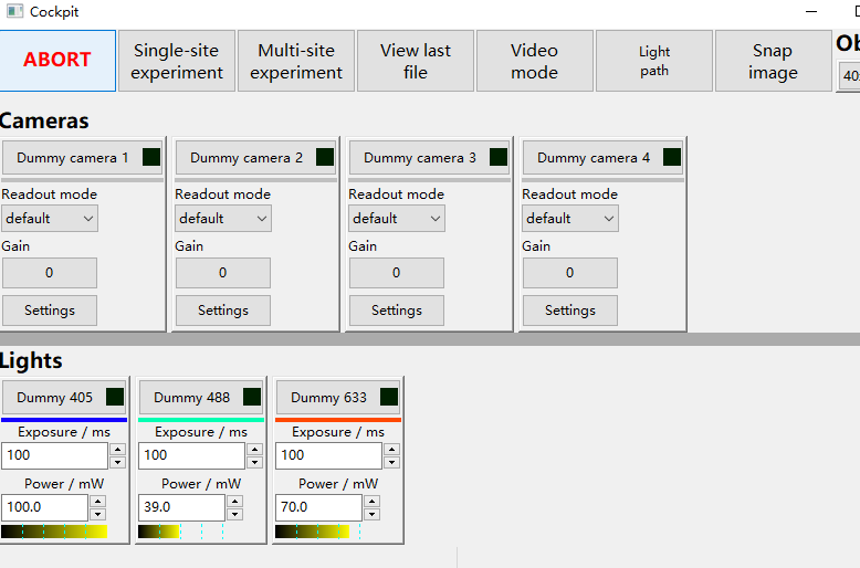 grey bar in the middle of main window · Issue #592 · microscope-cockpit ...
