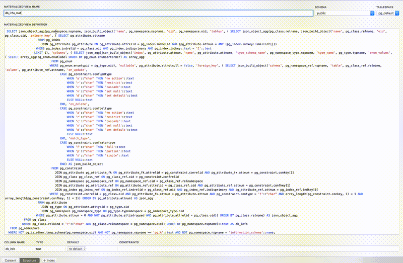 view definition vanishes on click · Issue #464 · jakob/Postico · GitHub