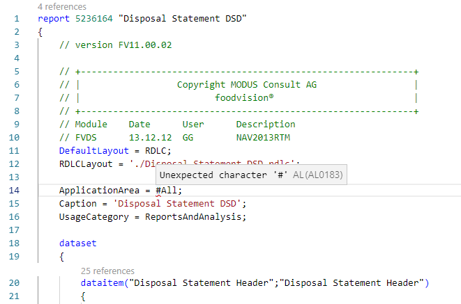 txt2al: new property ApplicationArea on Reports · Issue #4354 ...