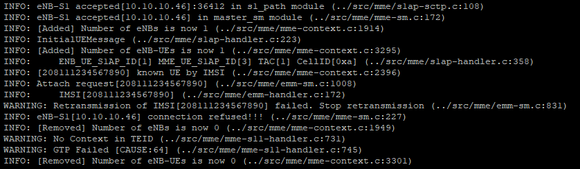 Attach reject (security mode rejected, unspecified) · Issue #823 ...
