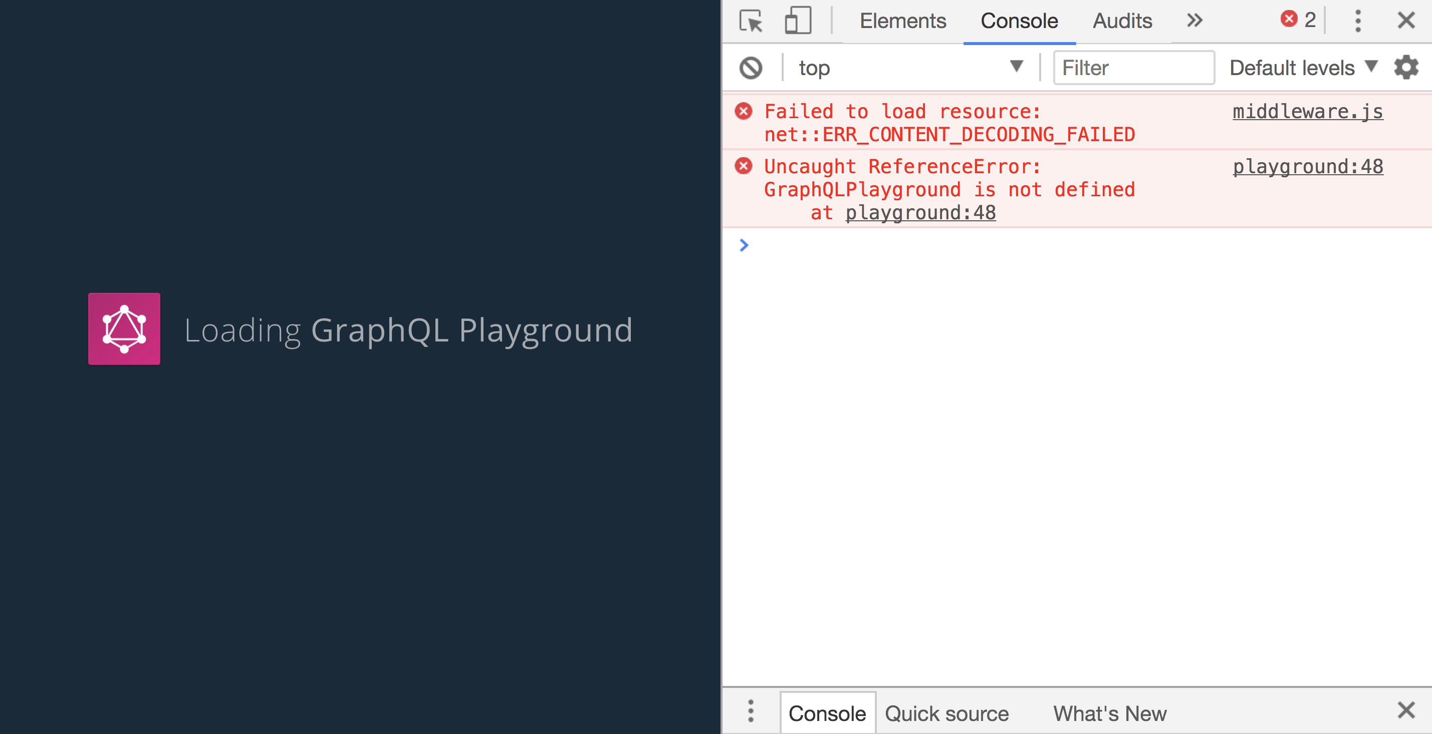 GraphQL Playground loading error · Issue #191 · serverless/serverless-graphql · GitHub