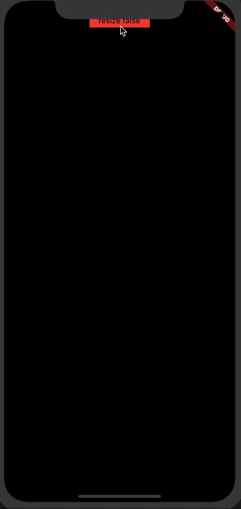 Ios Only Setting Height Of Webview To Zero Doesnt Resize The Webview