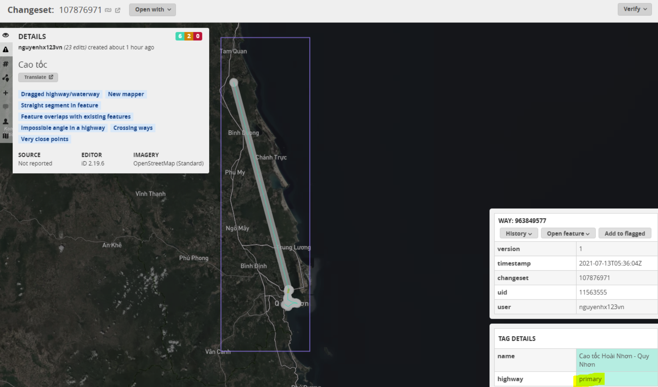 Reverting incorrect edits in Vietnam · Issue #95 · GRABOSM/Grab-Data · GitHub