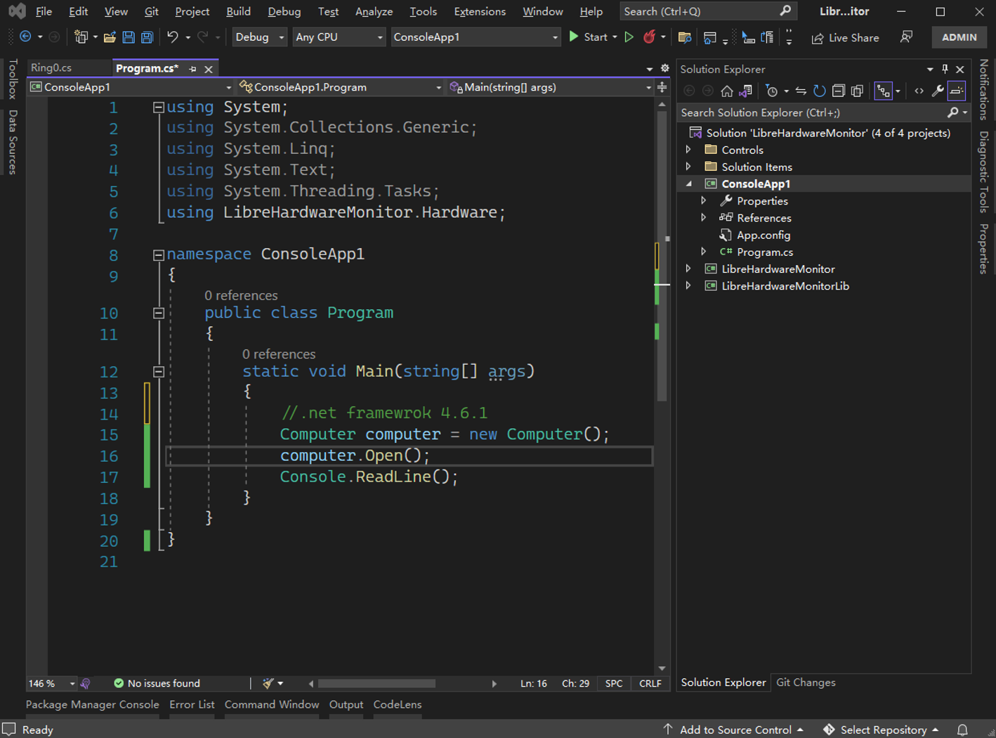 Can LibreHardwareMonitorLib target .NET Standard2.0 to .Net Framework 4 ...