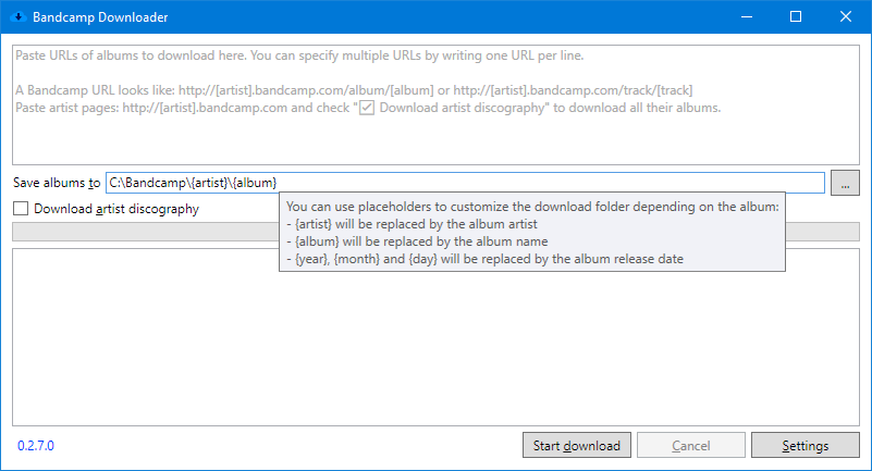 Put each album into a folder when not choosing download discography · Issue #83 · Otiel ...